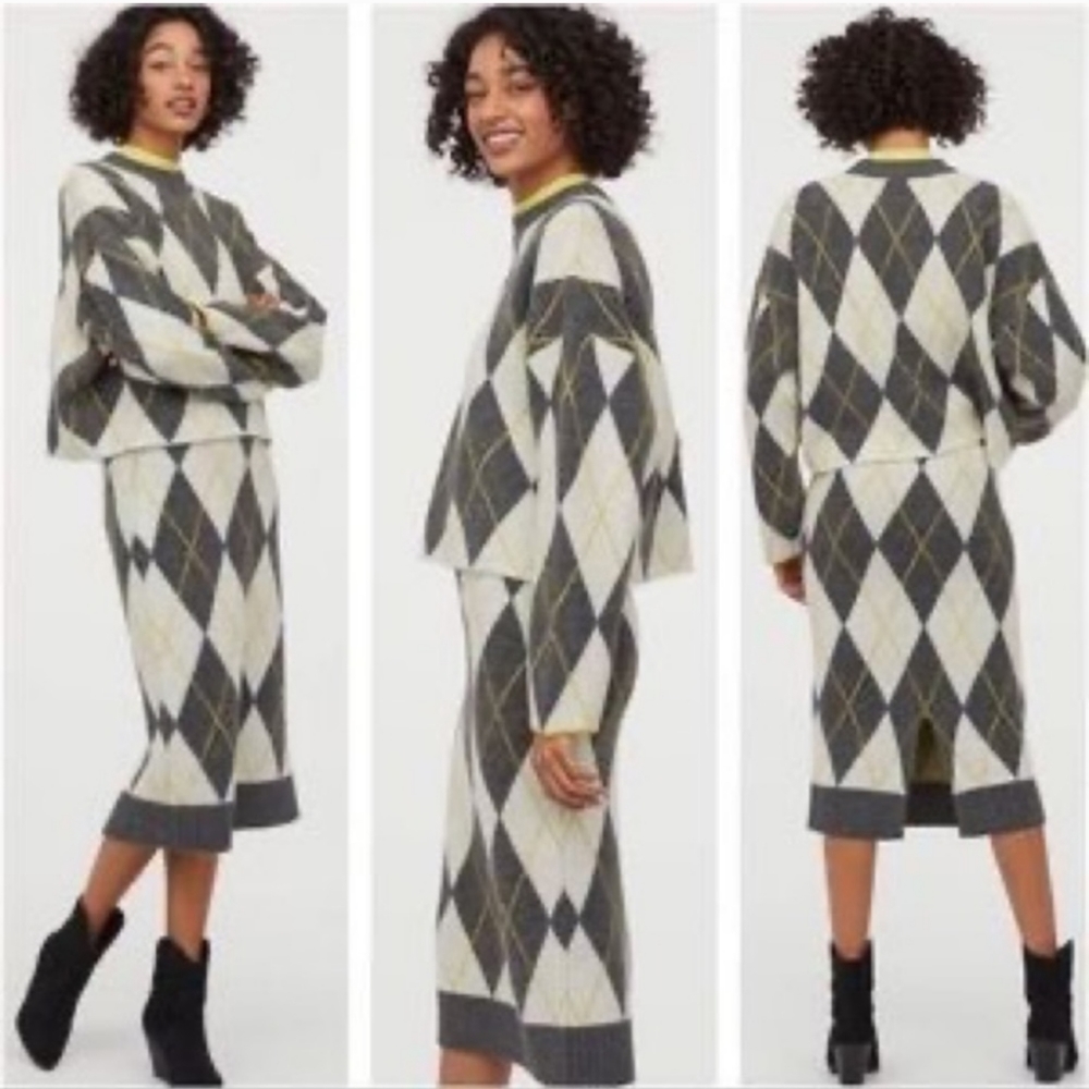 Pringle Of Scotland X H&M Collab Jacquard Knit Sweate… - Gem